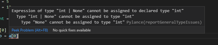 Issue with type narrowing for Optional type in Lists · Issue #815 ...