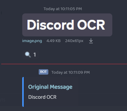 GitHub - Ashesh3/discord-ocr: Discord bot leveraging OCR to automatically convert images in ...
