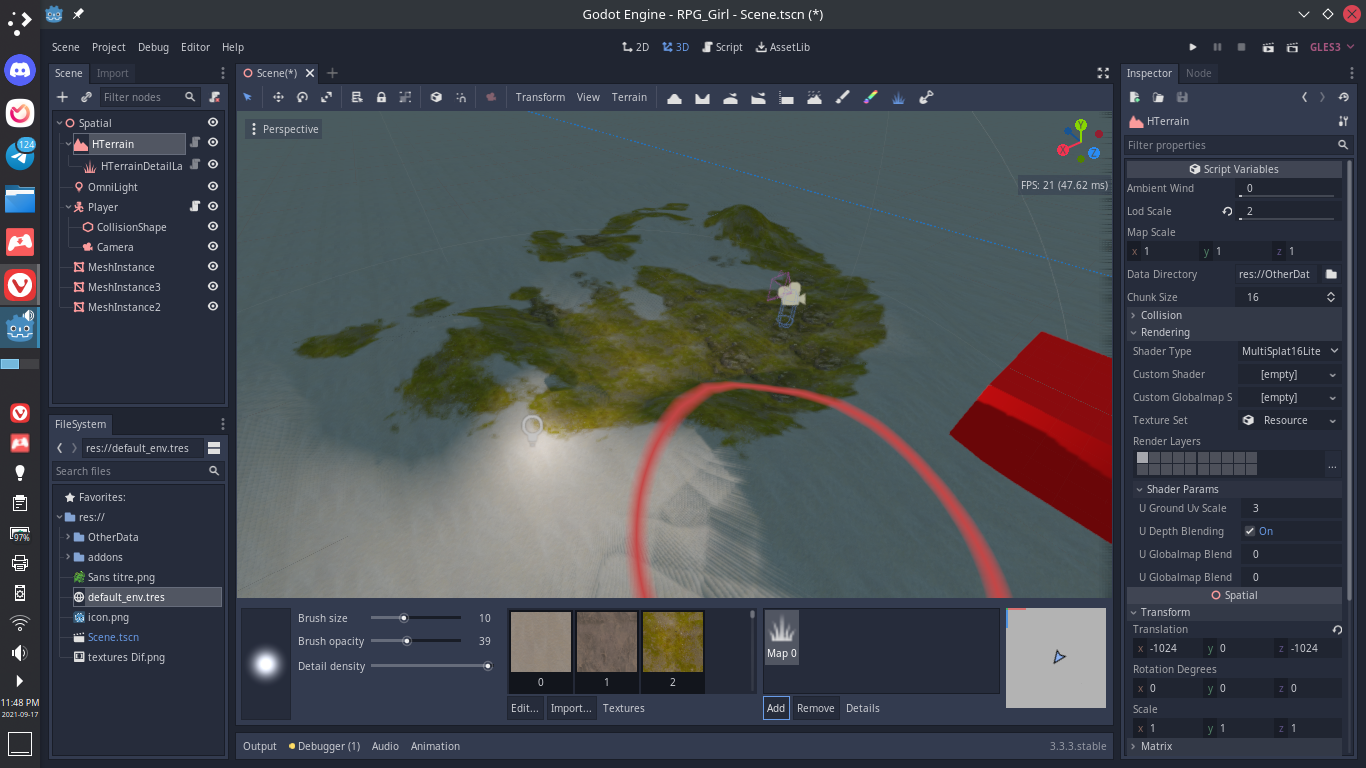 Adding grass details causes huge performance drop · Issue #283 · Zylann/godot_heightmap_plugin ...