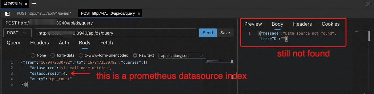 /api/ds/query in Variables not work in 9.4.0+ · Issue #65159 · grafana/grafana · GitHub