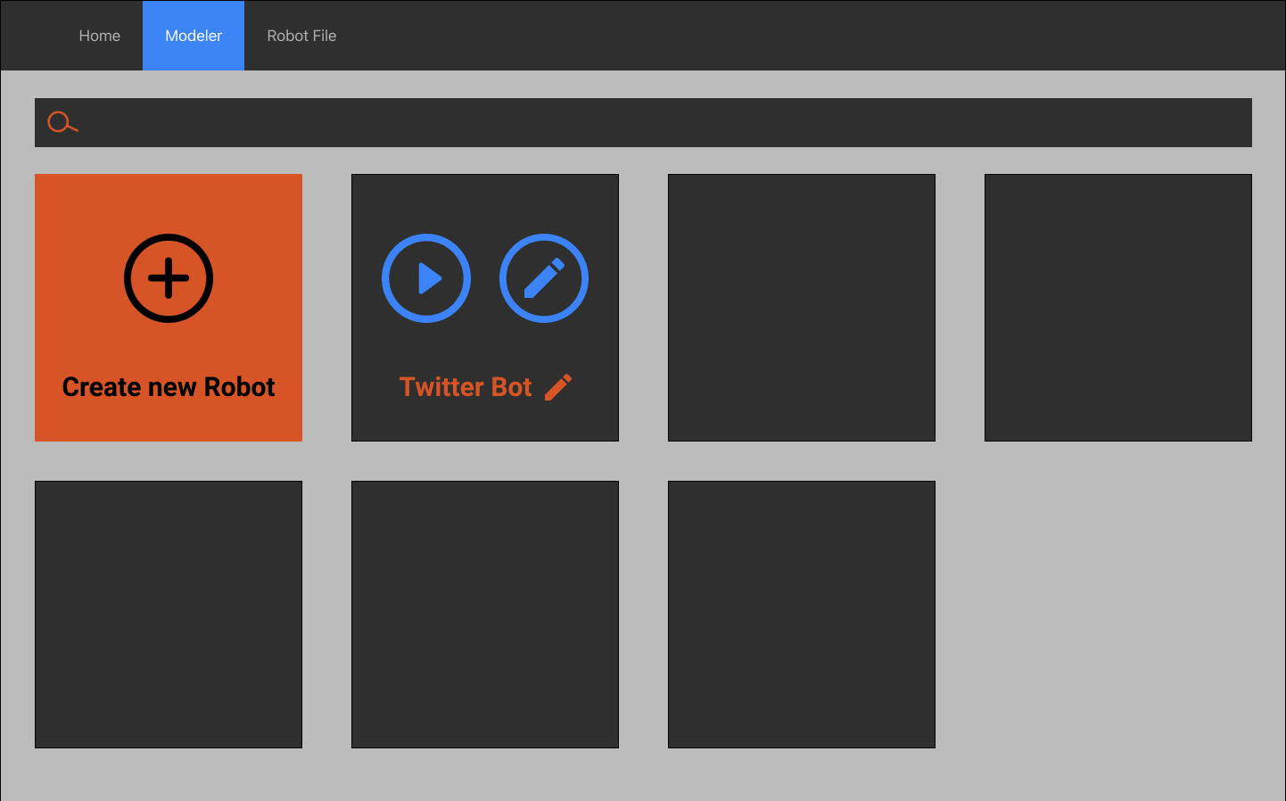Build The Frontend Construct Of The Bot Overview No Functionality · Issue 106 · Bptlab Ark