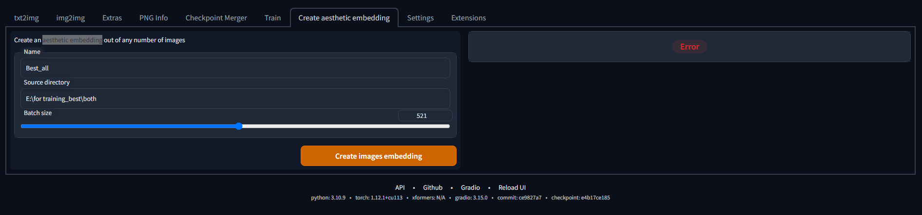 [Bug]: aesthetic embedding can't download files · Issue #6763 · AUTOMATIC1111/stable-diffusion ...
