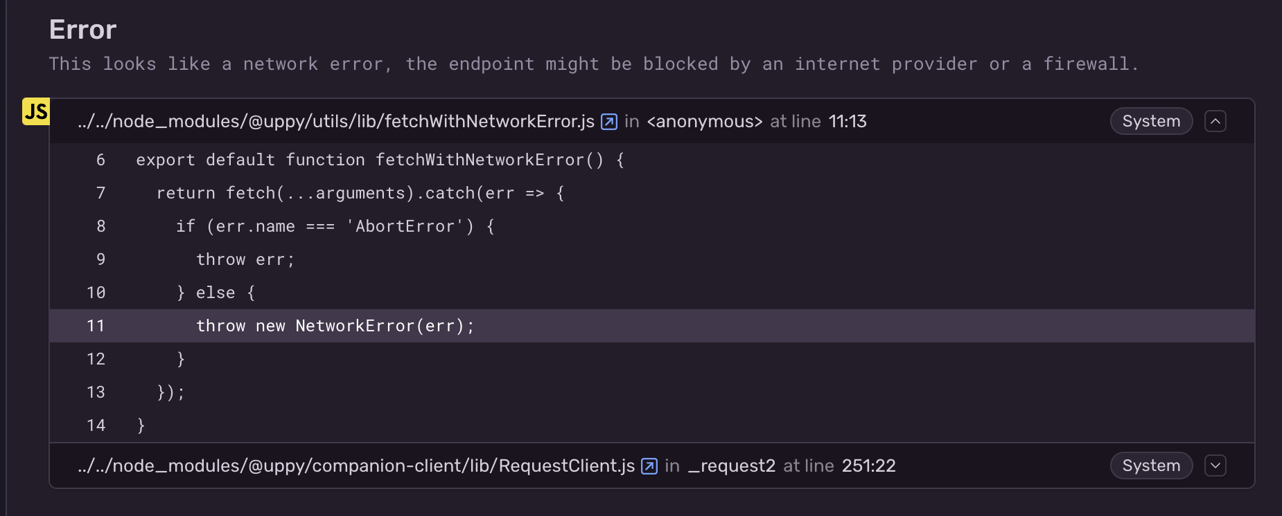 @uppy/aws-s3-multpart failing randomly, I am using self hosting companion server. · Issue #4435 ...
