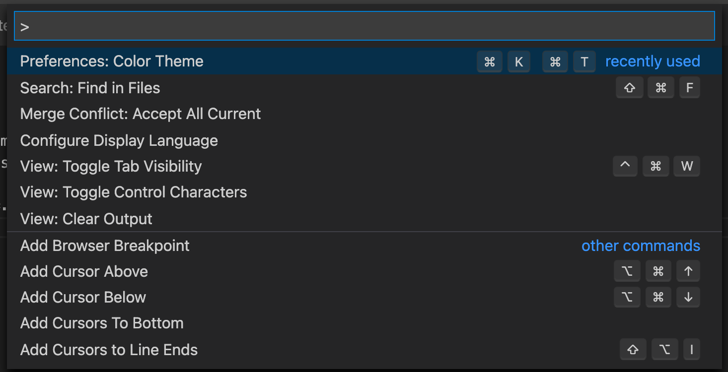 Jupyterlab 3rc10 Command Palette Does Not Group Commands In