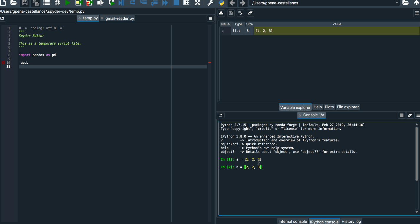 Variable explorer viewers go to the background on macOS · Issue #9051 ...