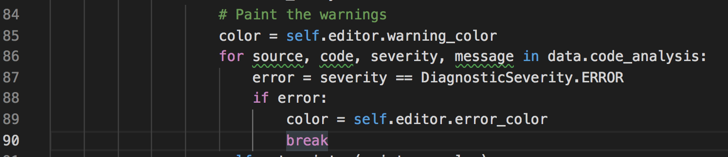 Restore Underlining Errors And Warnings In The Editor · Issue 9472