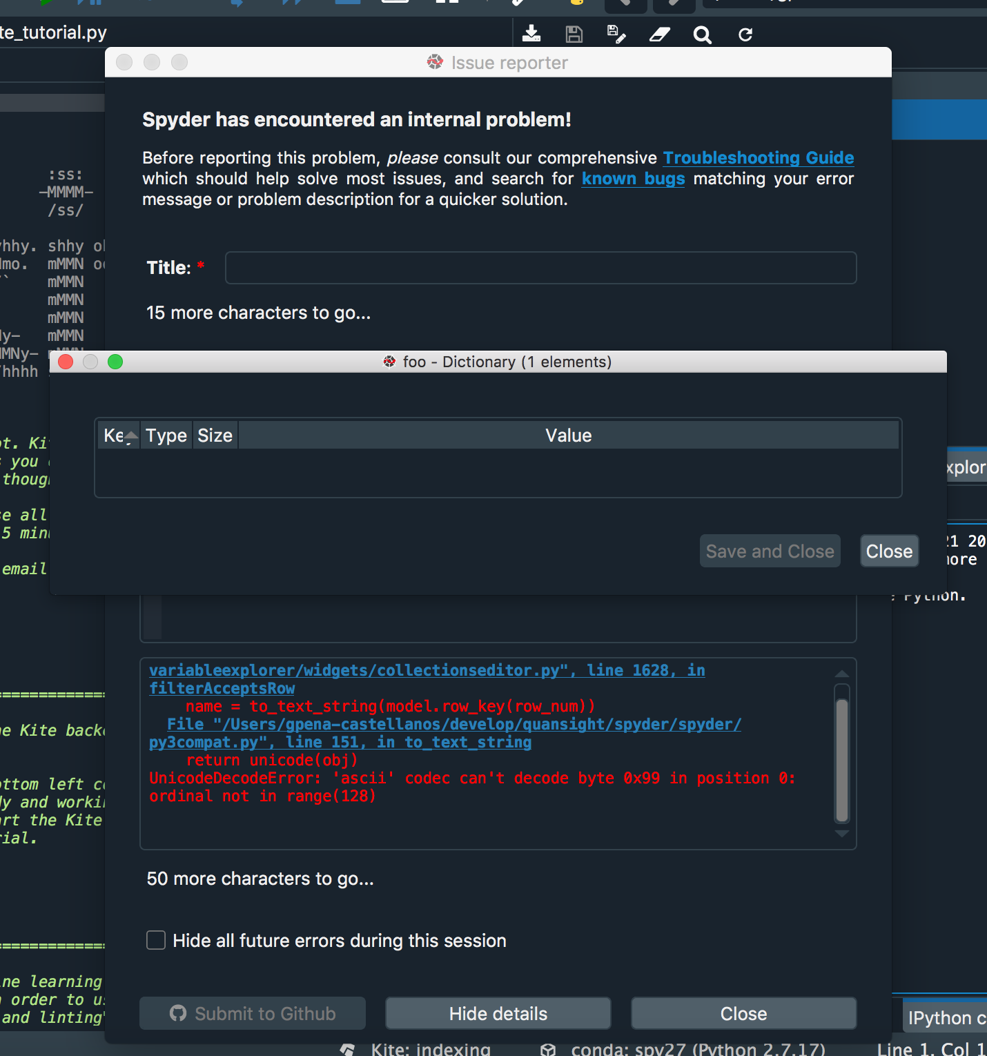 Segmentation Fault When Closing An Undocked Plugin · Issue 10704 · Spyder Idespyder · Github