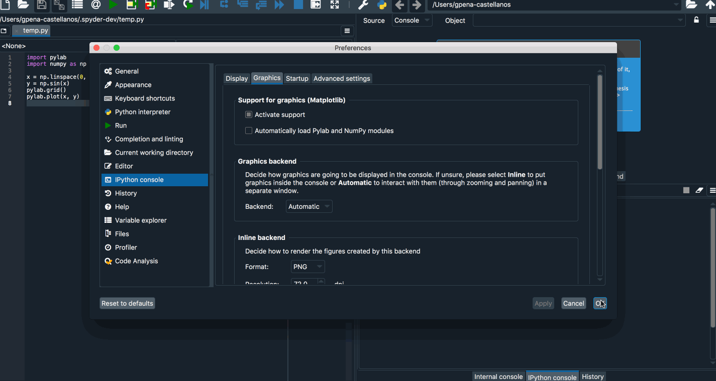 Matplotlib Windows Are Not Shown In Front Of Spyder On Os X · Issue 2530 · Spyder Idespyder