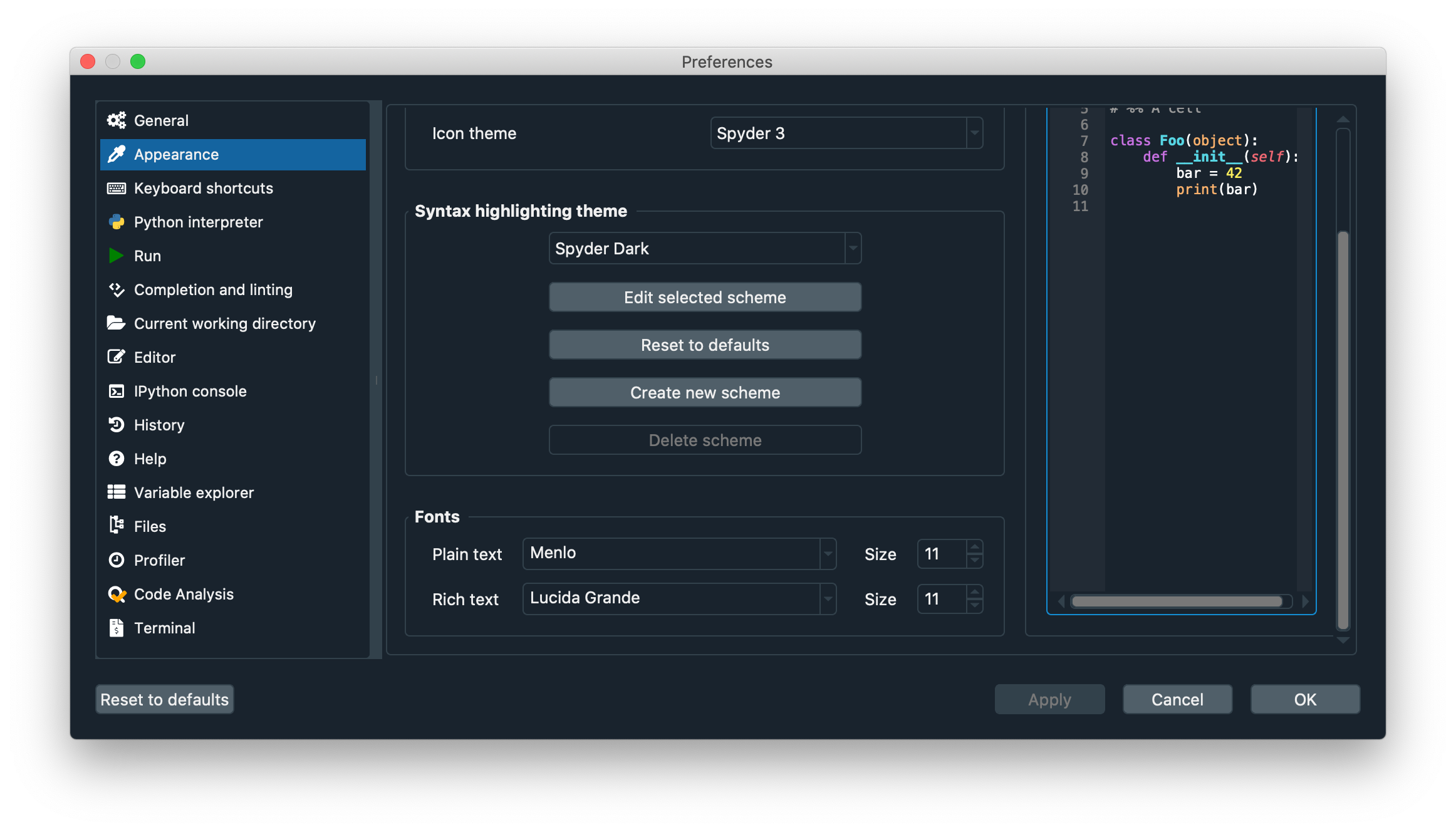 How Can I Make The Code Font Size Bigger · Issue 12681 · Spyder Idespyder · Github