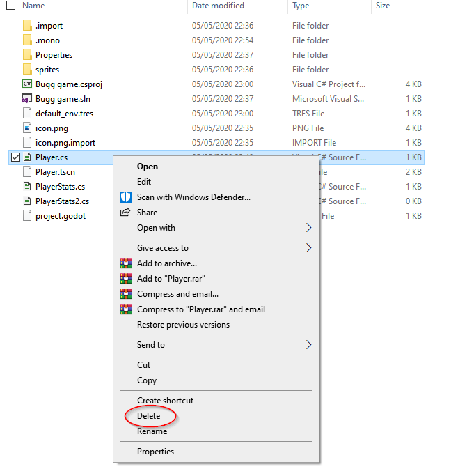 Fix to a problem! Removing scenes in a C# project causes bug. · Issue ...