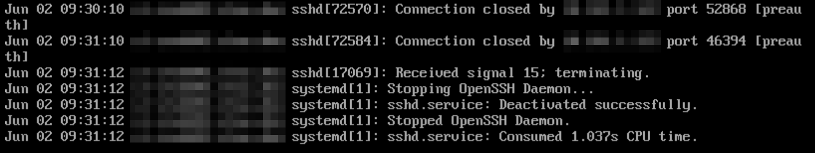 Photon OS 5.0 GA sshd terminates unexpected · Issue #1480 · vmware ...