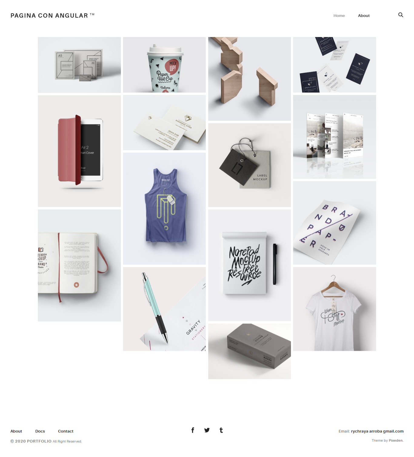 GitHub - rychdaniels/Portafolio-en-Angular: Portafolio básico creado con ayuda del Framework ...