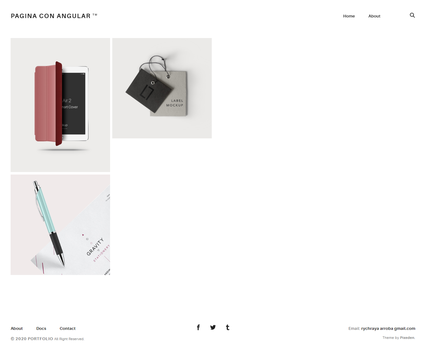GitHub - rychdaniels/Portafolio-en-Angular: Portafolio básico creado con ayuda del Framework ...