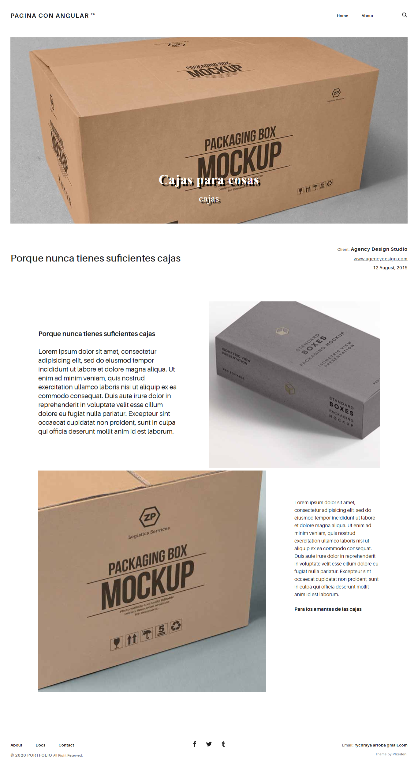 GitHub - rychdaniels/Portafolio-en-Angular: Portafolio básico creado con ayuda del Framework ...
