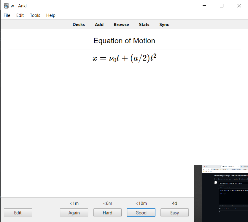 Mathjax Does Not Work In Type In Answer · Issue 1426 · Ankitectsanki · Github 
