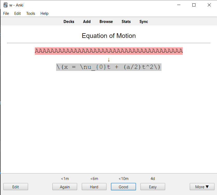 MathJax does not work in type-in answer · Issue #1426 · ankitects/anki · GitHub