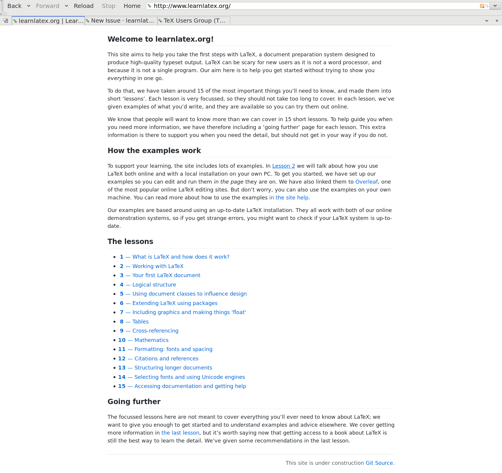 small text on web site(s) · Issue #27 · learnlatex/learnlatex.github.io · GitHub