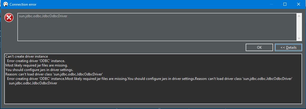 ODBC driver files are missing · Issue #8822 · dbeaver/dbeaver · GitHub