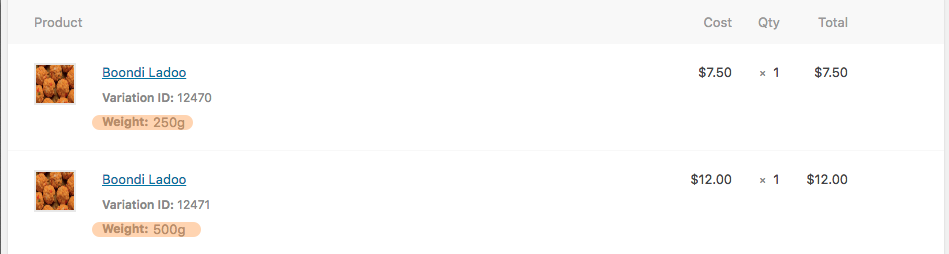 Order details page not displaying variation/attribute name · Issue #22670 · woocommerce ...