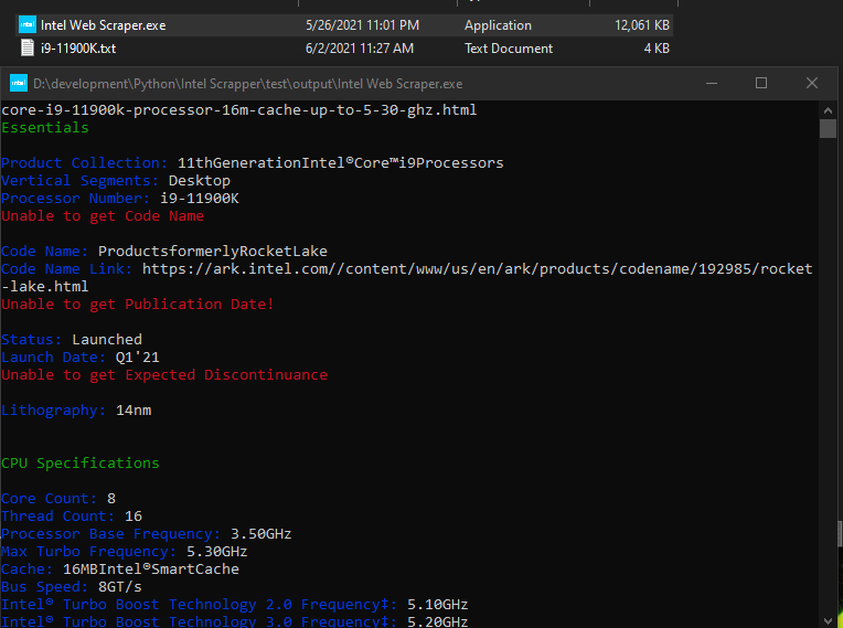 GitHub - hirusha-adi/Intel-Scraper: works for https://ark.intel.com/content/ - to scrap ...