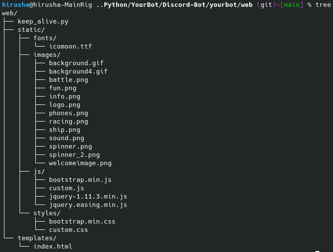 GitHub - hirusha-adi/tree: tree for linux. quick and simple
