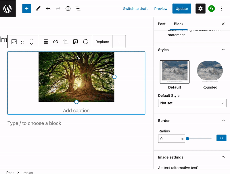 Image Block: border radius not applied if image is linked · Issue #36288 · WordPress/gutenberg ...