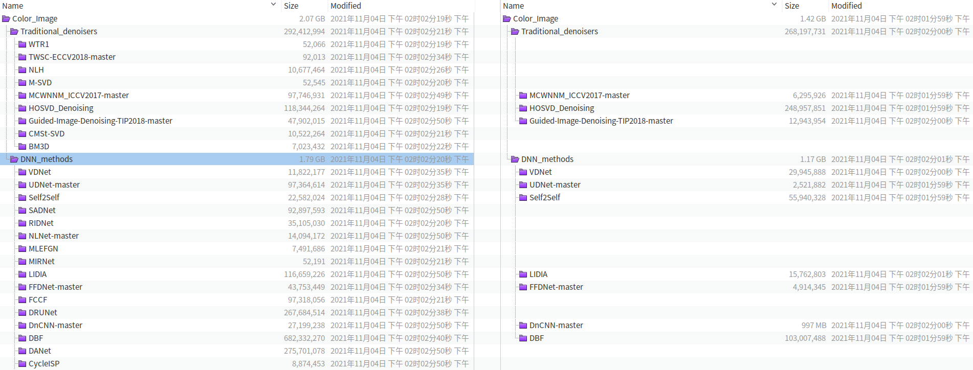 请问会公布源代码吗 · Issue #2 · ZhaomingKong/Denoising-Comparison · GitHub