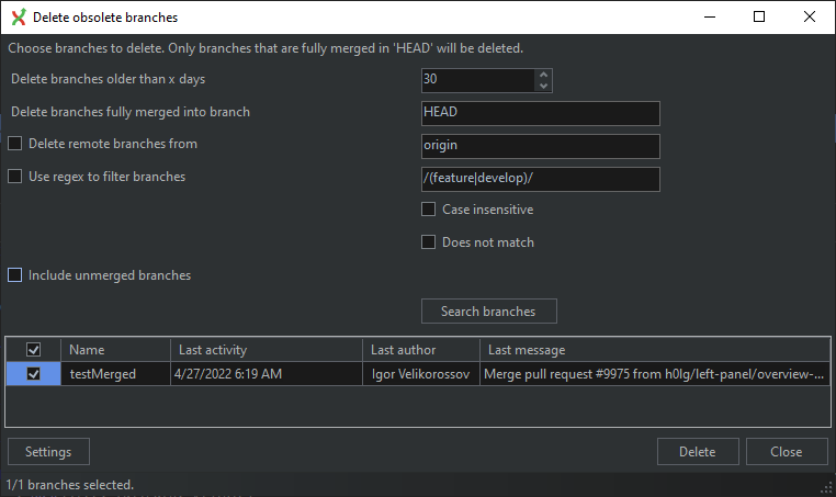 Reduce confirmations when deleting branch · Issue #5771 · gitextensions/gitextensions · GitHub