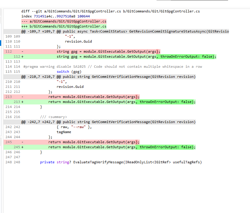 GPG info Regression · Issue #10242 · gitextensions/gitextensions · GitHub