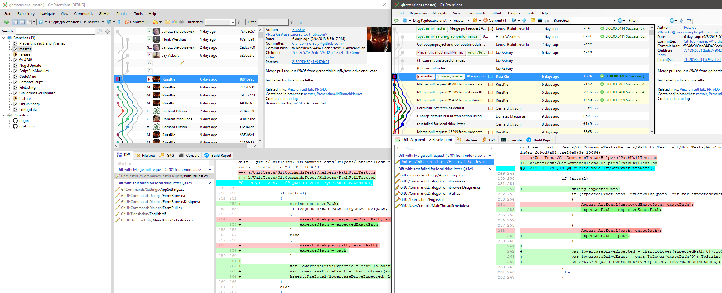 Diff Header font color may be unreadable · Issue #5435 · gitextensions/gitextensions · GitHub