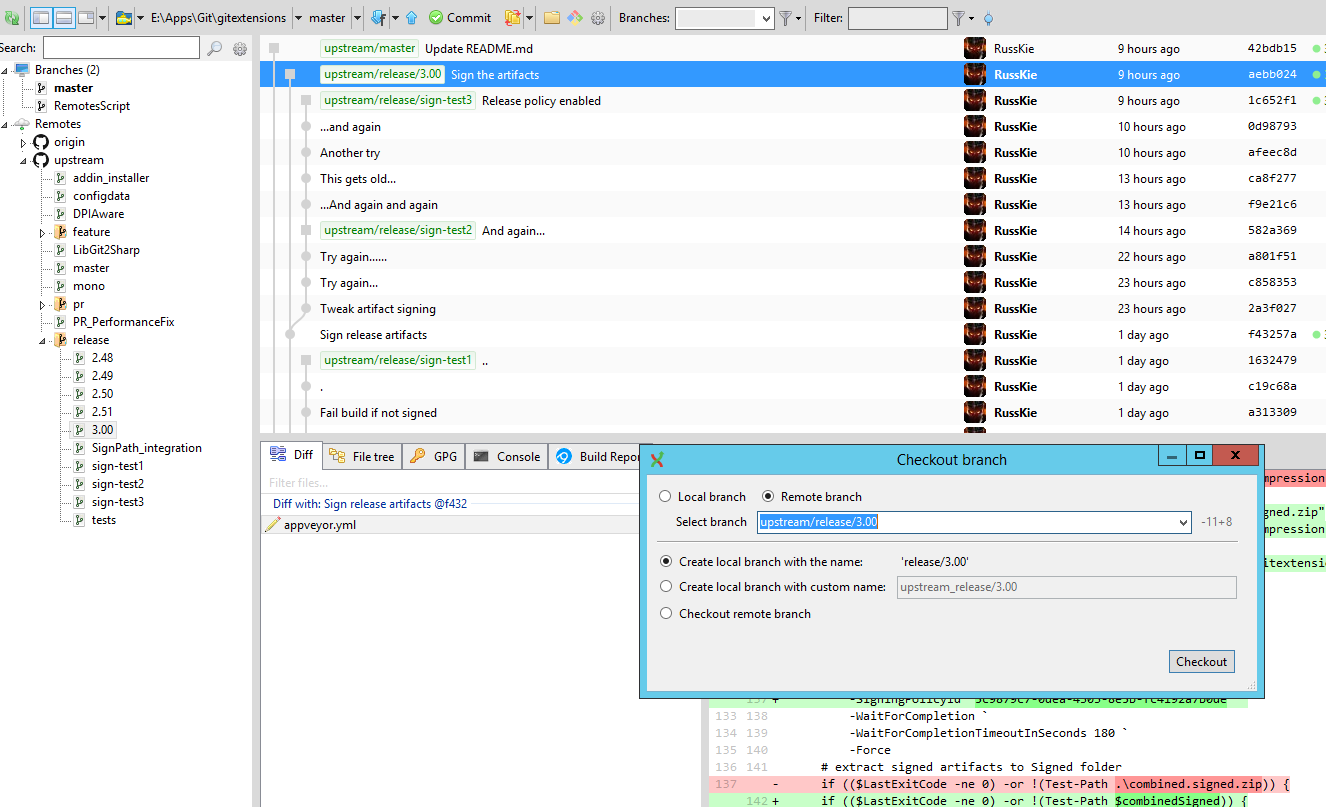 Add functions to create branches to branch list and/or branch dropdown · Issue #5831 ...