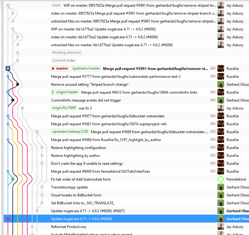 Stash operations directly from revision grid · Issue #5785 · gitextensions/gitextensions · GitHub