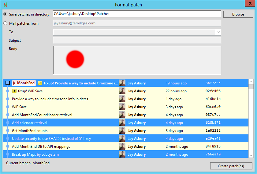 Format patch command fatal error · Issue #6355 · gitextensions/gitextensions · GitHub