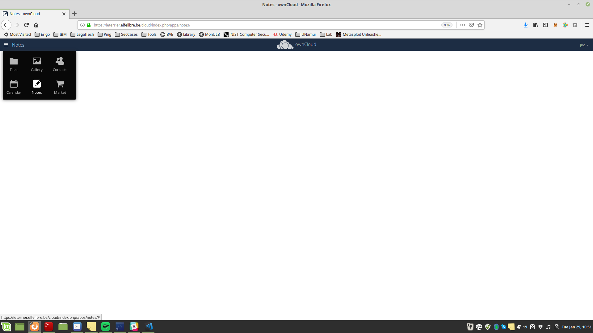 Blank page for the note app · Issue #291 · owncloud/notes · GitHub