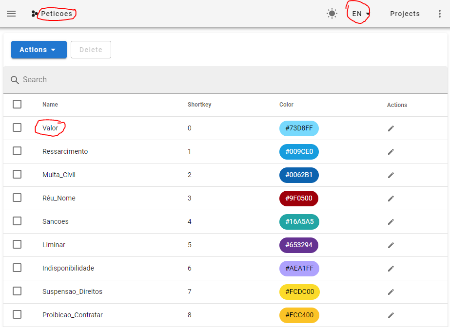 Automatic language interface changes label and project name · Issue ...