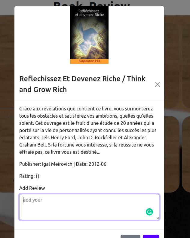 GitHub - kennbeckloff/book_review-frontend