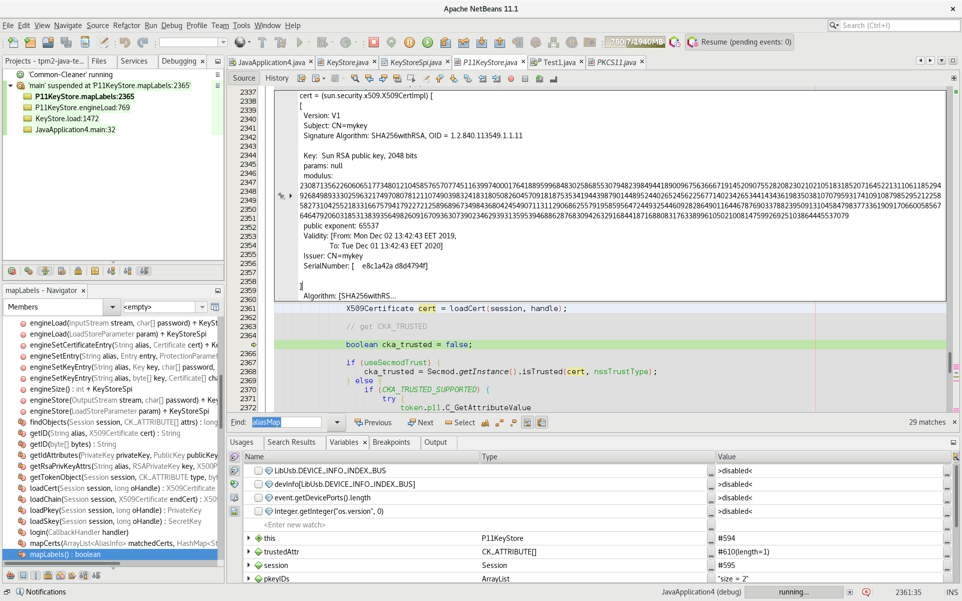 Could you add CK_KEY_TYPE cert_type = CKC_X_509 attribute if its ...