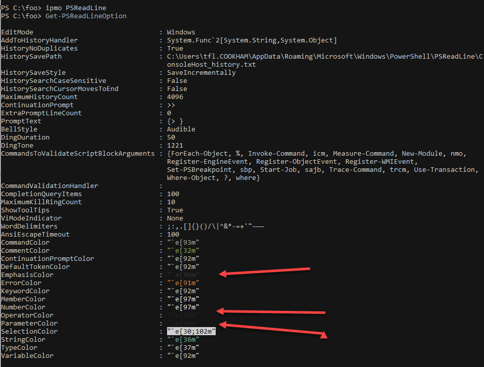 Psreadline Sets Unusable Colours With Rc3 · Issue 1367 · Powershellpsreadline · Github 
