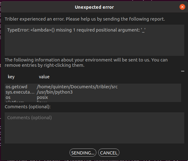 [7.5.4] TypeError: () missing 1 required positional argument ...