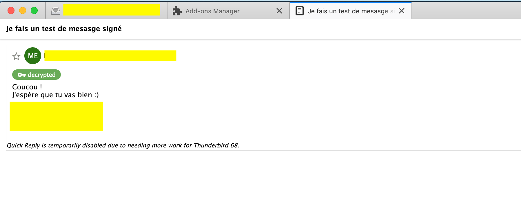 [Security] Thunderbird Conversations hides the Enigmail key information ...