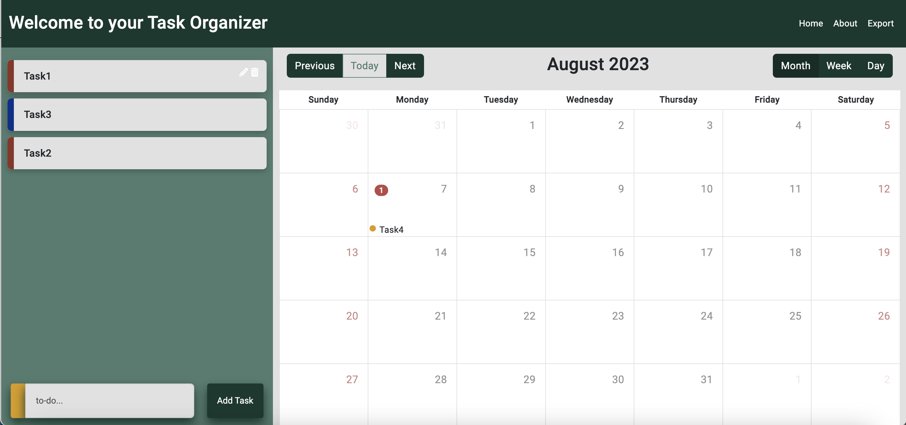 GitHub - anisha-w/TaskOrganizer: A drag-and-drop task organizer with calendar integration ...