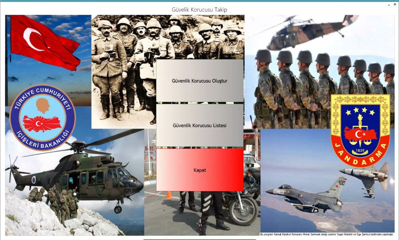 GitHub - egesenkul/KoyKorucu: Kamışlı Jandarma Karakol Komutanlığı'nın köy korucularını takip ...