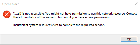 Can't open WSL files directly from File Explorer · Issue #5594 ...