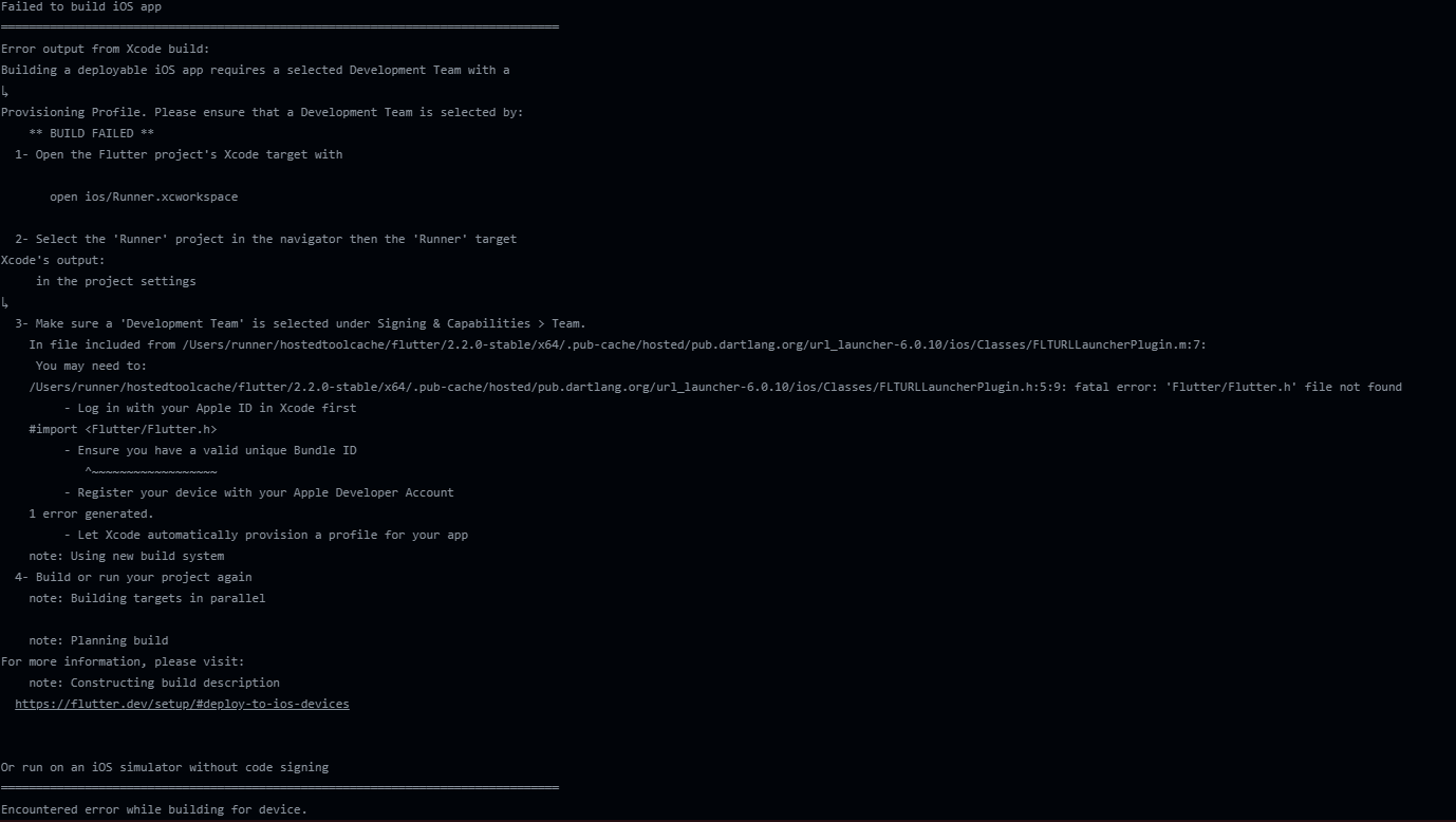 Corebluetooth Requires Ios Minimum Version Of 10 0 · Issue 51 · Treehouses Flutter Ble Terminal