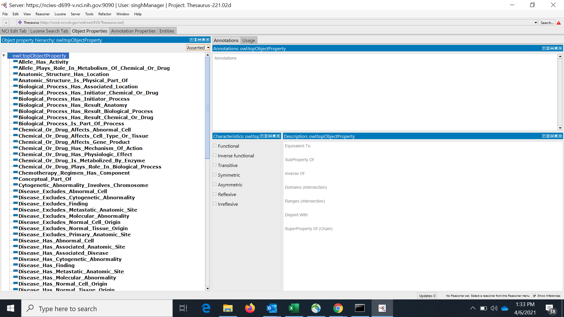 Object Property & Annotation Property Add Buttons Missing - 3.6.0 Dev5 ...