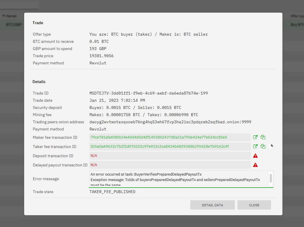 Fee reimbursement for trade MSDTEJTV-3dd01ff1-f9eb-4c69-aebf-da6eda87b74e-199 · Issue #1322 ...