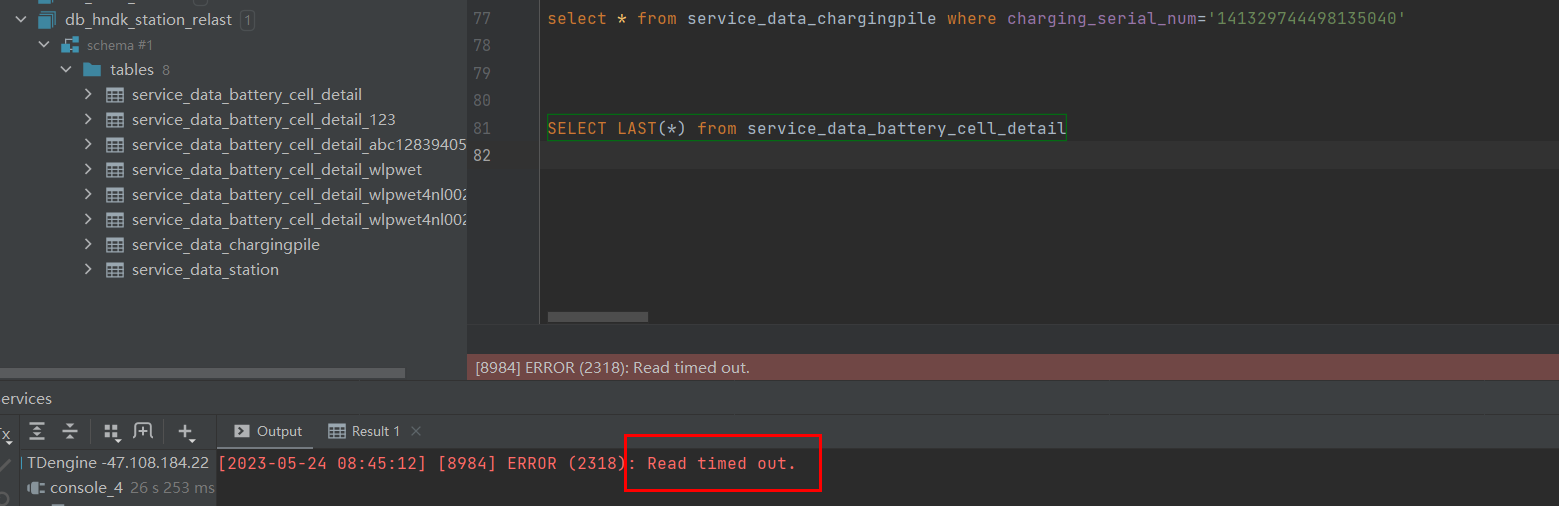 ERROR (2318): Read timed out every two or three days · Issue #21433 ...
