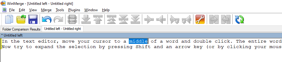Double Click Selection Bug · Issue 1608 · Winmerge Winmerge · Github