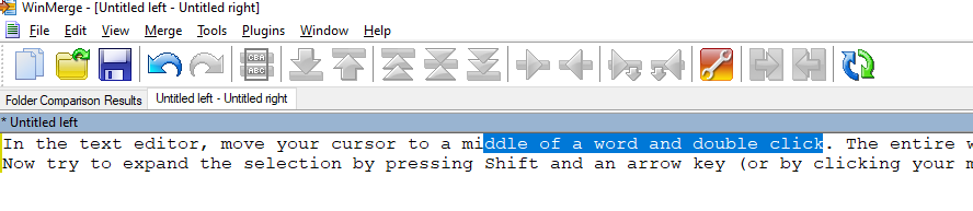 Double Click Selection Bug · Issue 1608 · Winmerge Winmerge · Github