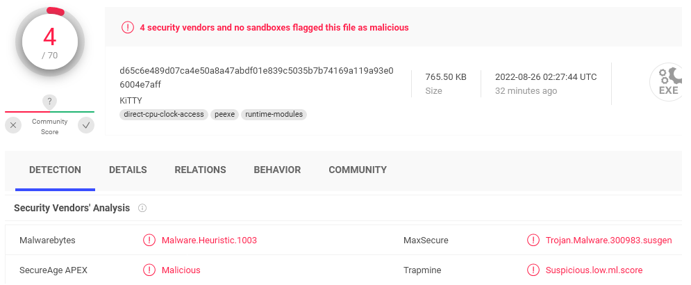 Possibility of releases including non-UPX packages for executables other than the main KiTTY one ...